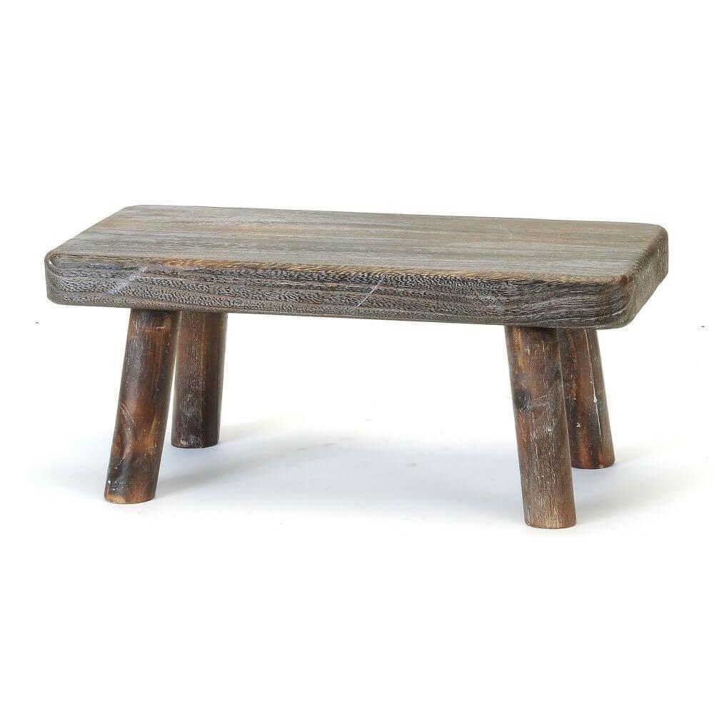 Wood Display Stool – Beach Grove Cafe & Boutique